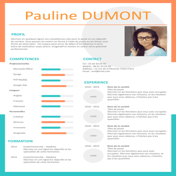 Example of Rome CV | Steven Kendy PIERRE